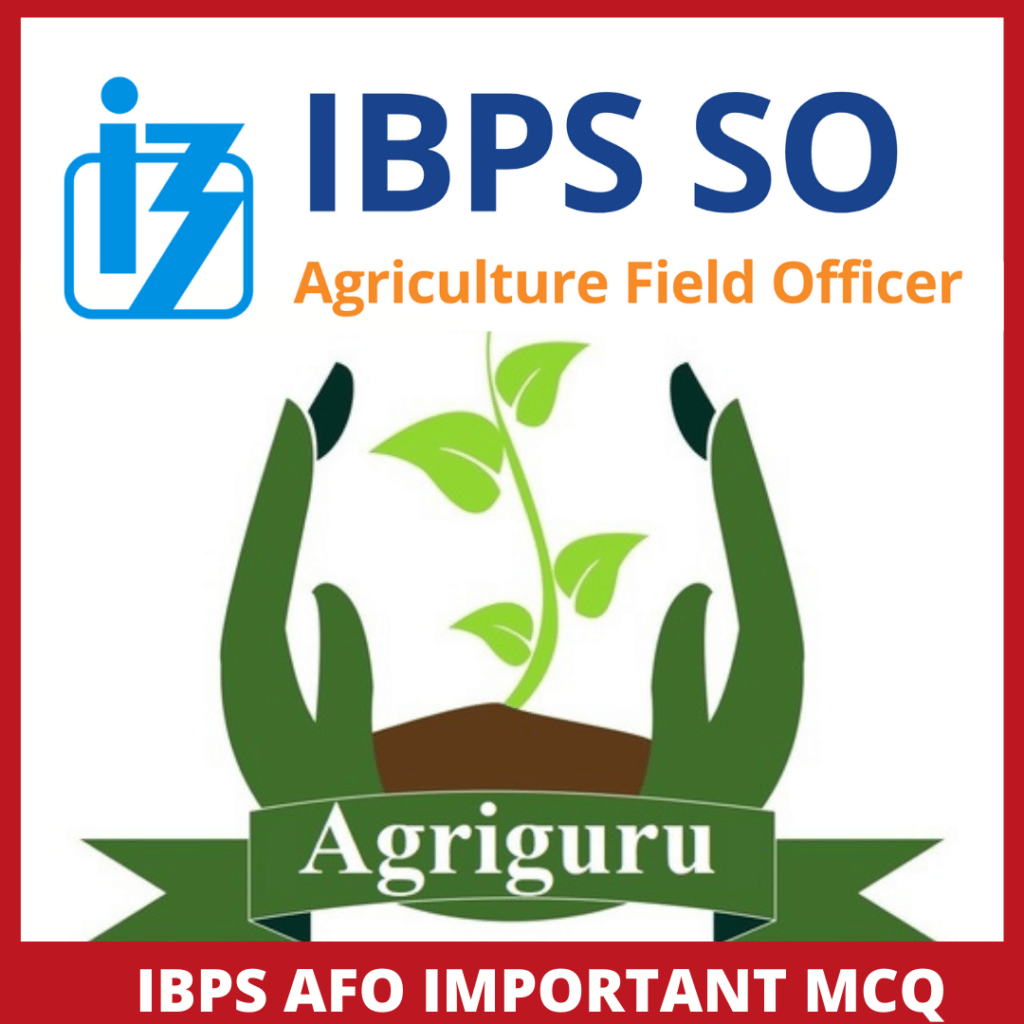 IBPS AFO Important MCQ - AGRIGURU