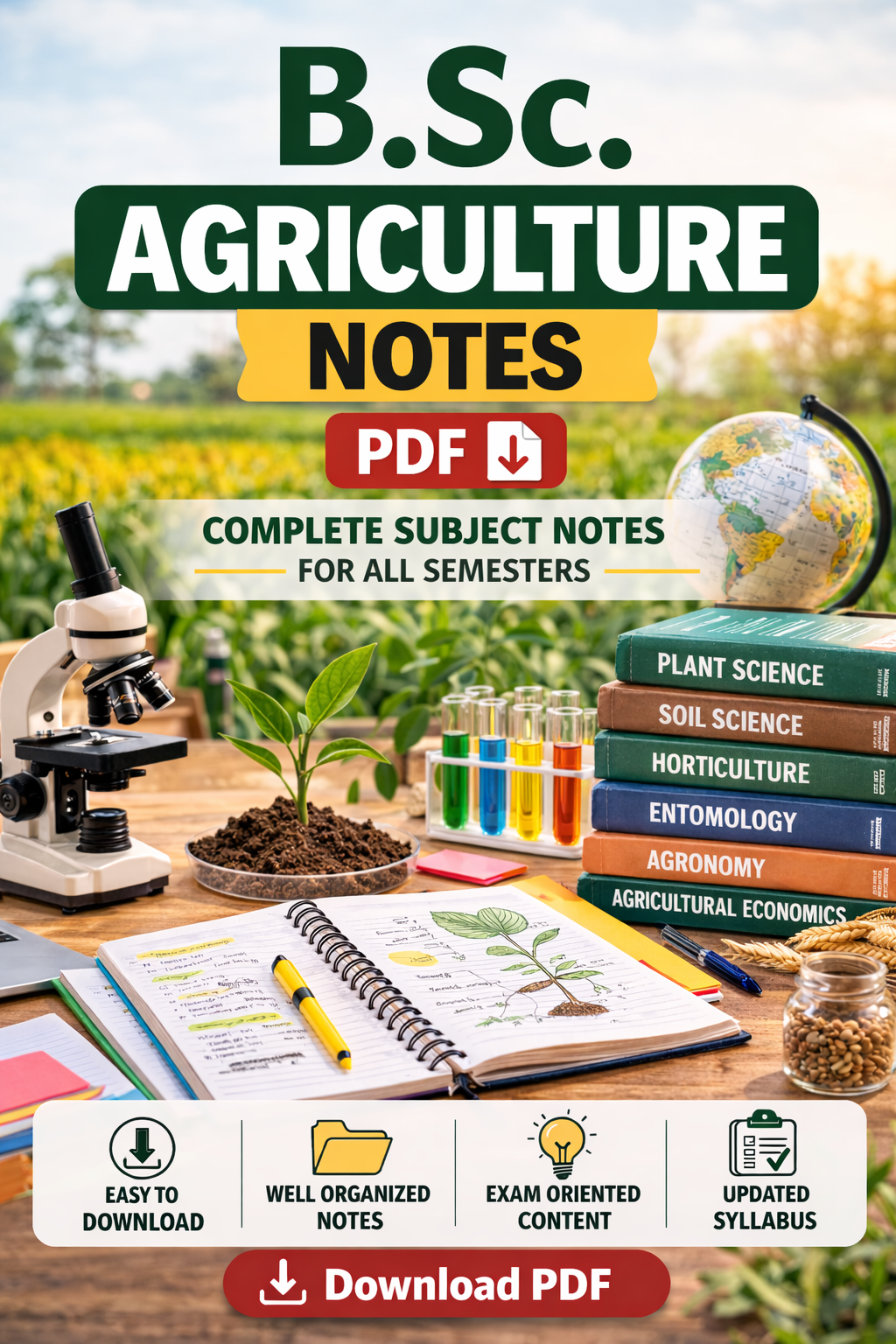 BSC Agriculture notes pdf In Detail - AGRIGURU